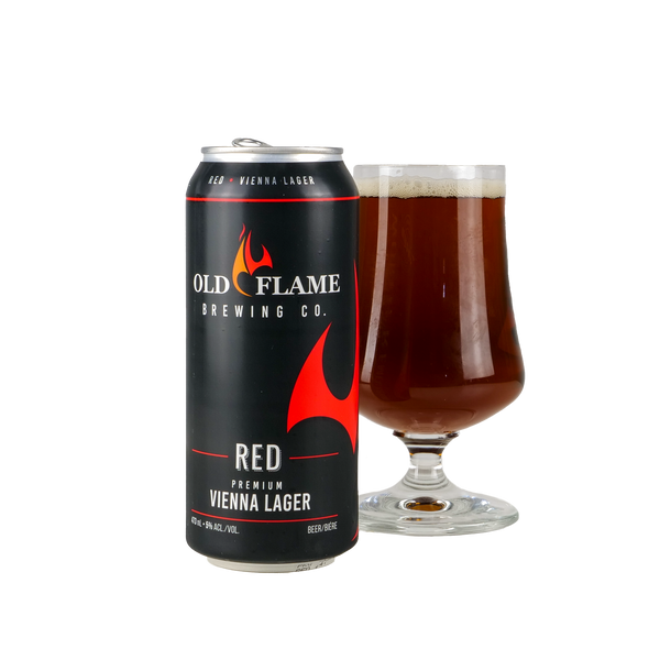 Red - Vienna Lager: 5% – Old Flame Brewing Co